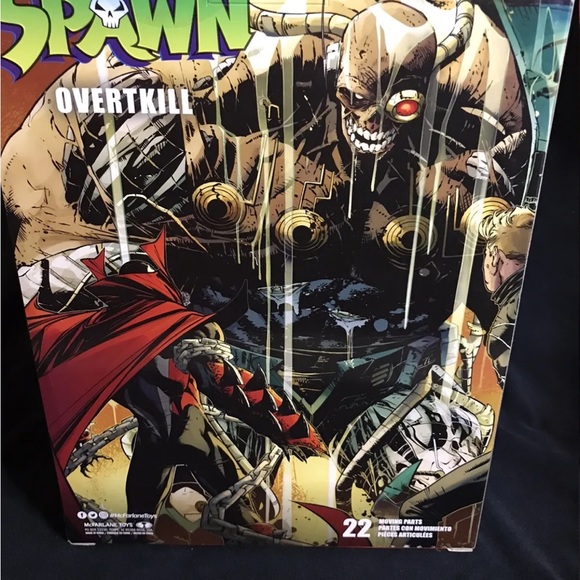McFarlane Toys | Toys | Mcfarlane Toys Spawn Megafig 2 Overtkill Action Figure | Poshmark